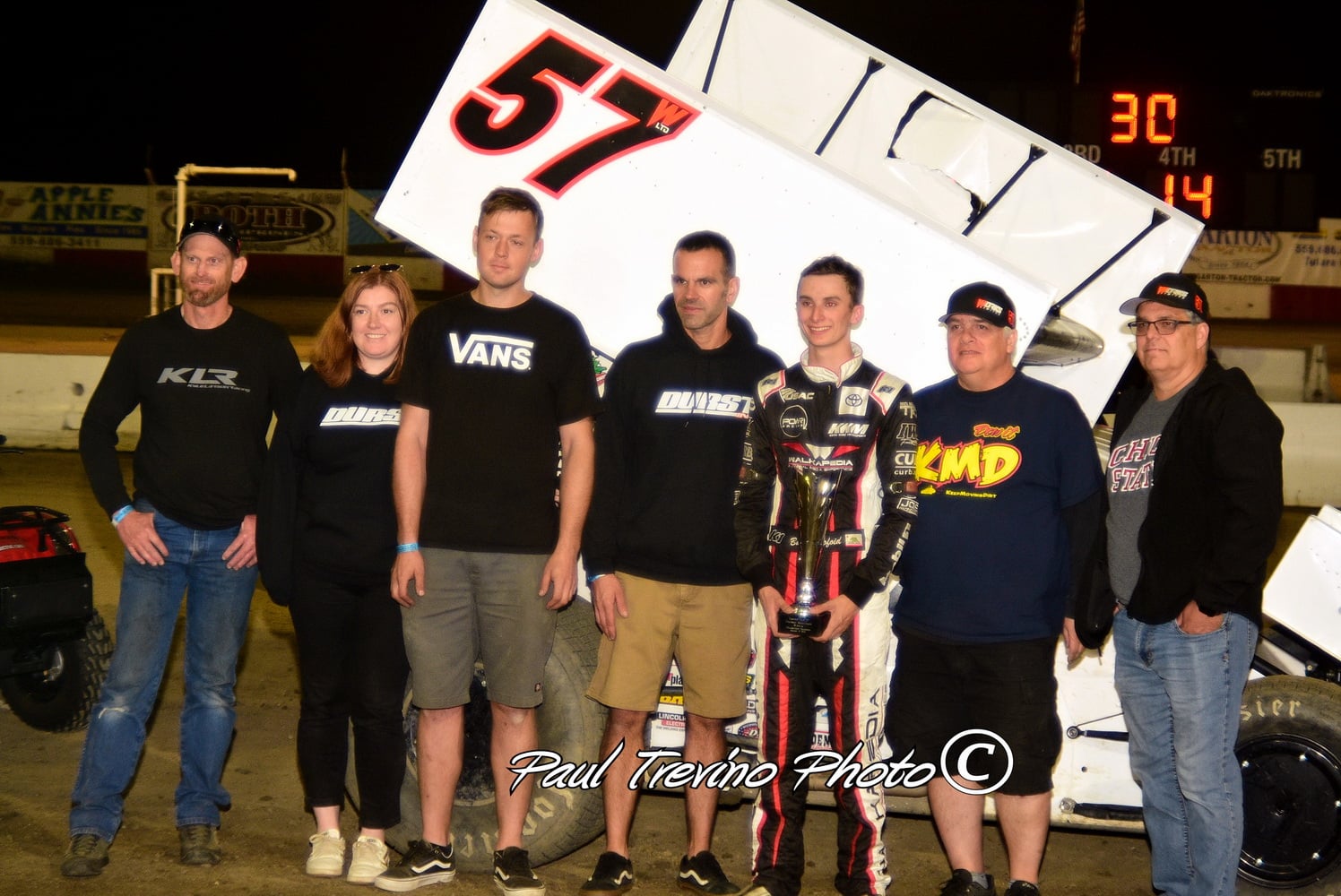 Top-30 in final Trophy Cup points – Thunderbowl Raceway