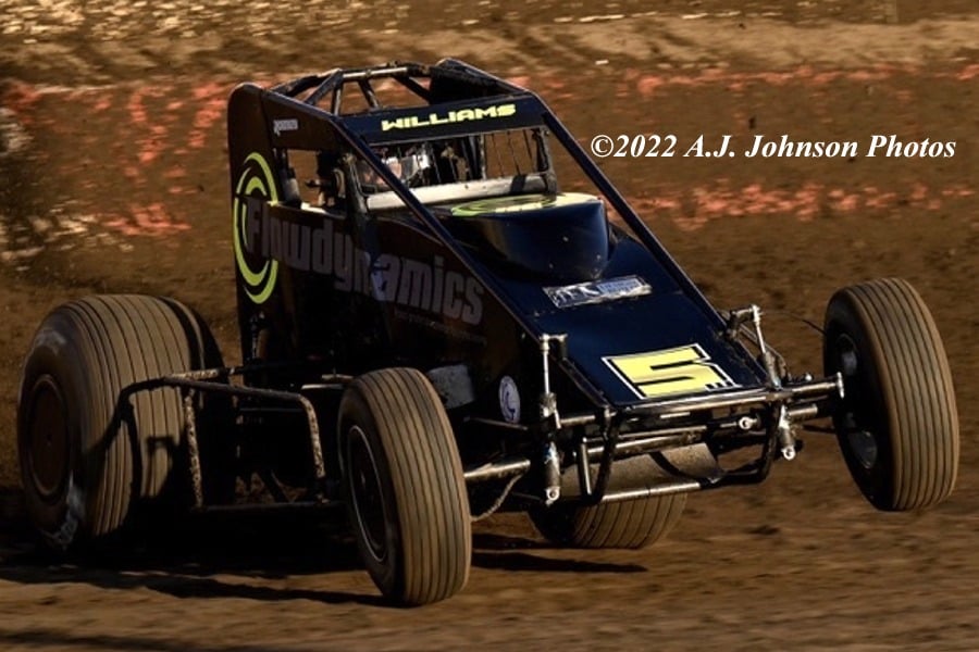 Usac Cra Wingless 410 Sprint Cars Tackle Thunderbowl Raceway On